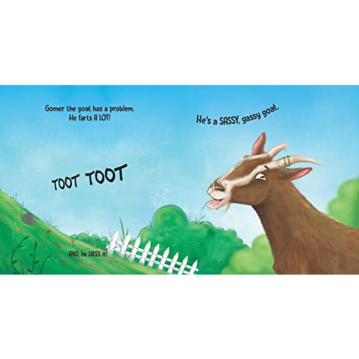 Gomer the Gassy Goat: A Fart-Filled Tale (Fart-Filled Tales)