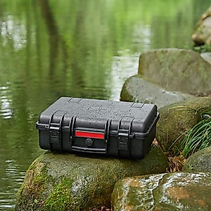 Amazon Basics Medium Hard Camera Case, 18 x 14 x 6 Inches, Black, Solid