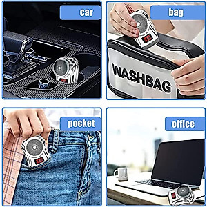 Mini Electric Shaver, Portable Electric Shavers for Men, Rechargeable Electric Razor for Men, Pocket Size Portable Shaver Wet and Dry, Easy One-Button Use, Suitable for Home, Travel, Car, and Gifts