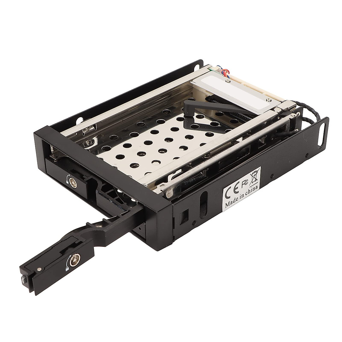 2.5inch Internal SATA Hard Drive Rack, 6Gbps Hot Swap Mobile Rack Cage for 2.5” SSD/HDD,Internal SATA I/II/III Tray Hard Drive Backplane Enclosure