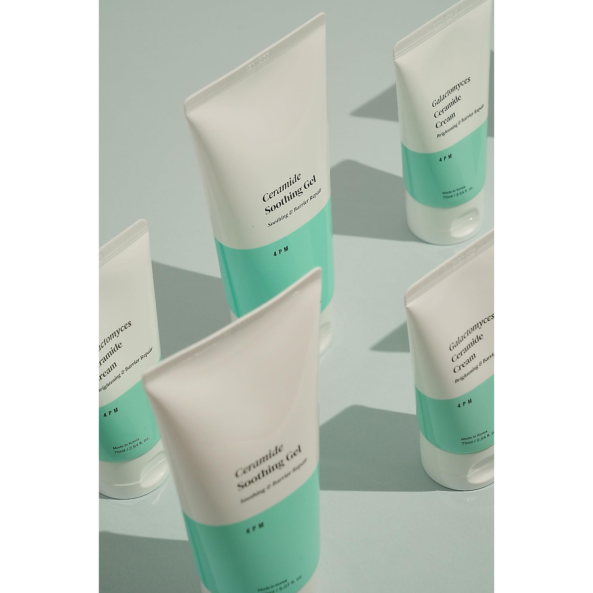 4PM Ceramide Soothing Gel (5.07 fl. oz), Face Moisturizer, Lightweight Moisturizing Gel Cream, for Glass Skin, Barrier Repair, Korean Skincare, Made by SEOUL4PM