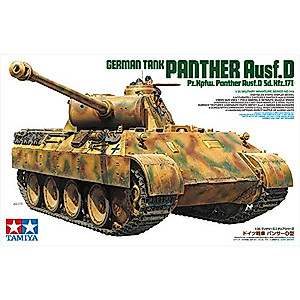 TAMIYA Models Pz.Kpfw Panther Ausf. D Military Vehicle Building Kit (Sd.Kfz.171)