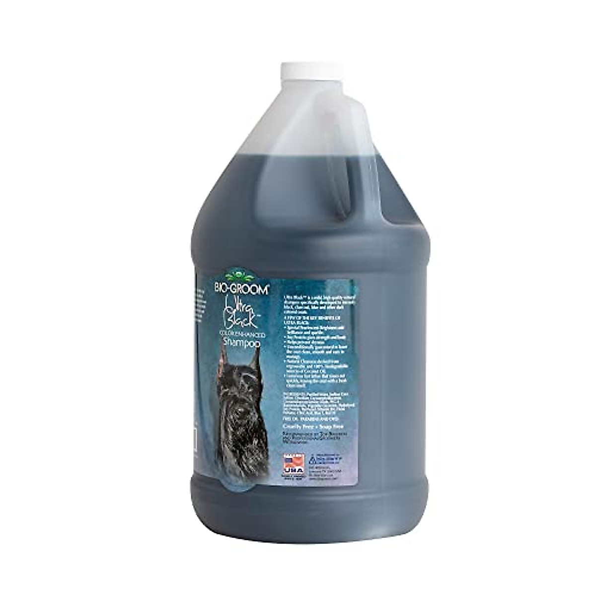 Bio-Groom Ultra Black Color Enhancer Pet Shampoo, 1-Gallon