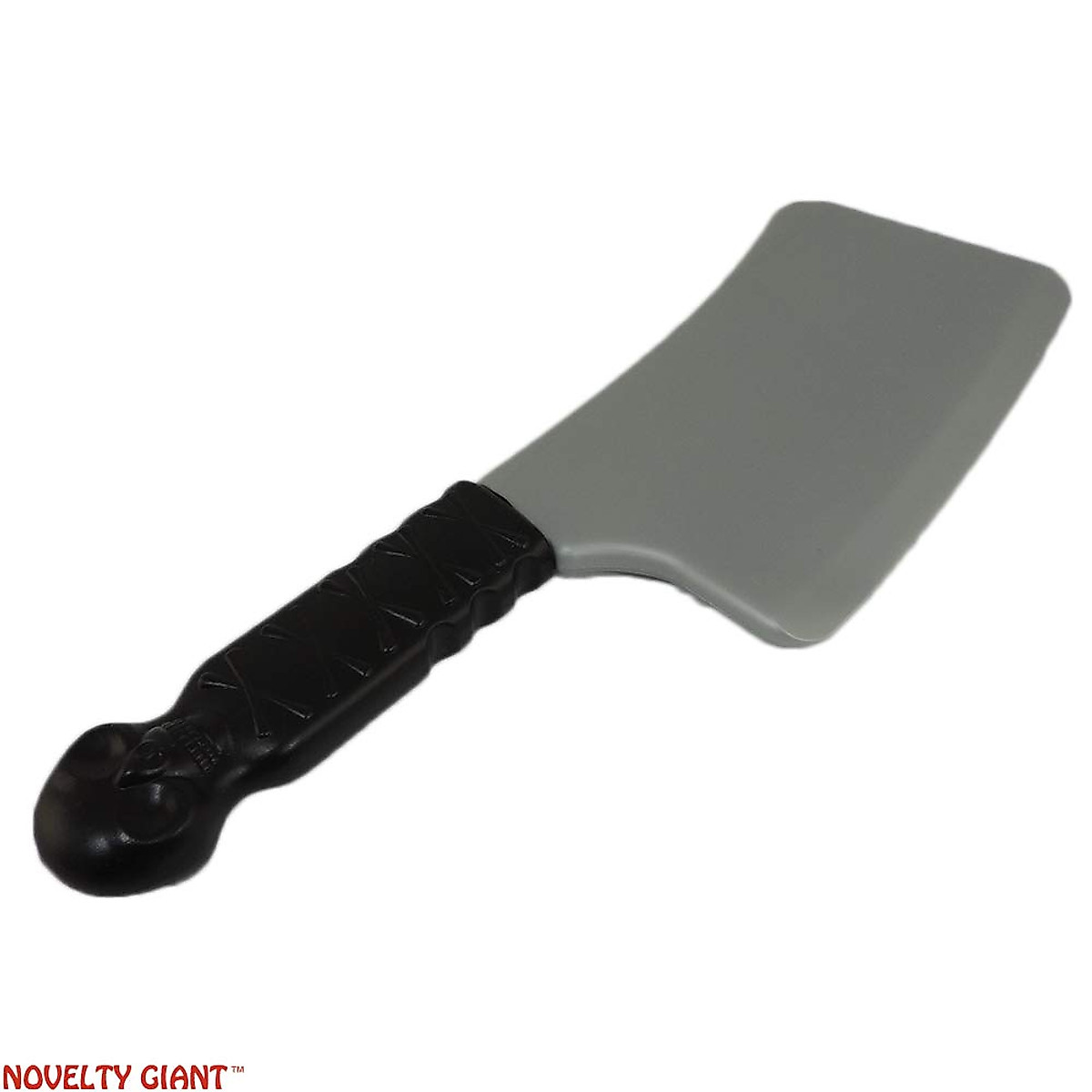 NOVELTY GIANT WWW.NOVELTYGIANT.COM Jumbo Plastic Butcher Knife Cleaver Prop Silver
