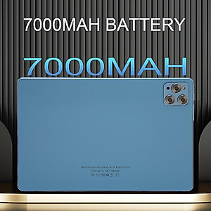 FOLOSAFENAR Gaming Tablet, 8MP 16MP Camera 4G LTE 5G WiFi Octa Core CPU Office Tablet 10.1in FHD for Business (US Plug)