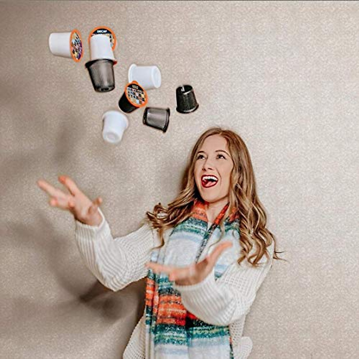 Crazy Cups Flavored Coffee for Keurig K-Cup Machines, Bananas Foster Flambe', Hot or Iced Drinks, 22 Single Serve, Recyclable Pods