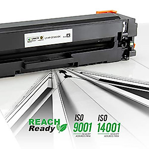 LINKYO Compatible Toner Cartridge Replacement for HP 202X CF500X 202A (Black, High Yield, 2-Pack)