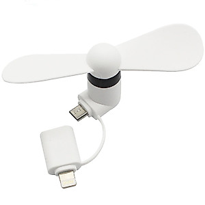 FNWD 2-in-1 Mini Portable Electric Hand-held USB Phone Fan (3-SET)