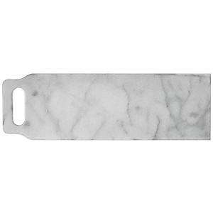 Fox Run White Marble Paddle Board, 18 x 6-inch