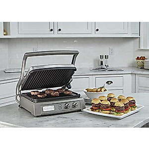 Cuisinart GR-150P1 Deluxe Electric Griddler, Stainless Steel