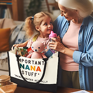 Xinezaa Nana Birthday Gifts from Grandkids, Mothers Day Gift for Nana, Nana Gifts for Grandma, Nana Christmas Gifts Ideas, Best Nana Ever Gifts, Unique Nana Tote Bag Gift