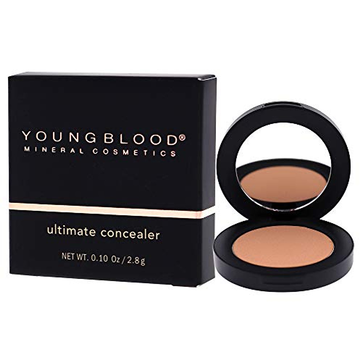 Youngblood Clean Luxury Cosmetics Ultimate Concealer, Medium | Conceals Under Eye Dark Circles Full Coverage Brightening Non-Creasing Coverage for Discoloration and Spots | Vegan, Cruelty Free