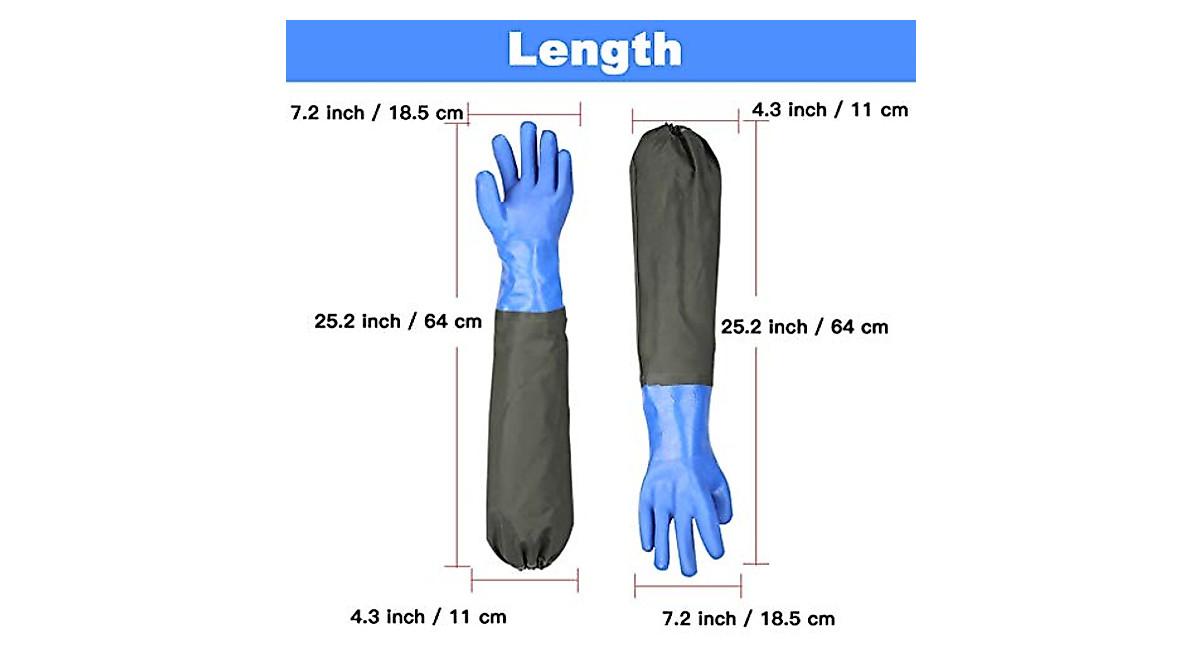 Haiou 25" Heavy Duty Chemical Resistant Gloves