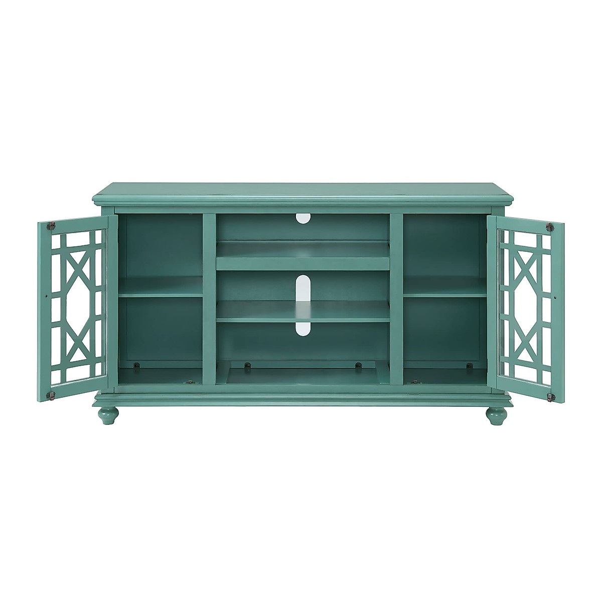 Martin Svensson Home Elegant Antique Teal 2 Door 63" TV Stand