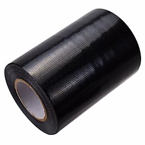 Autrends Super Strong Duct Tape 4 Inches Multi-Purpose Duct Tape Heavy Duty Waterproof Duct Tape for Crafts & Home Improvement 32 ft, Black