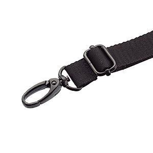 Lihit Lab A7578 Smart Fit Shoulder Belt, Black, 0.8 inches (20 mm) Width