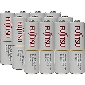 12 Fujitsu Ready-to-use HR3UTC AA Rechargeable Battery NiMH 1.2V Min. 1900mAh Made in Japan
