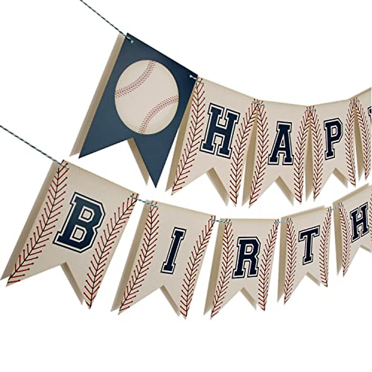 Baseball Birthday Banner,Baseball Party Decorations,Party Garland, Birthday Decorations