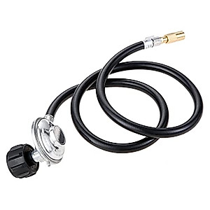 SURIEEN 4FT Propane Regulator with Hose, Replacement for Blackstone 17" and 22" Table Grilldle Adventure Ready Gril