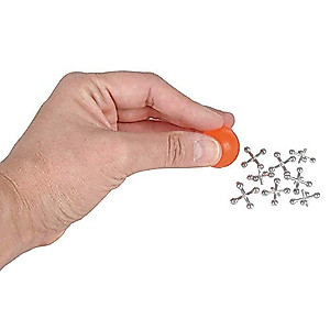 Kicko Metal Jacks Set - 12 Sets per Order - Metallic Jacks and Bouncy Ball Set - for Party Favors, Game Prizes, Kids' Activities, Loot Bag Fillers, Halloween, Easter, Birthday Parties
