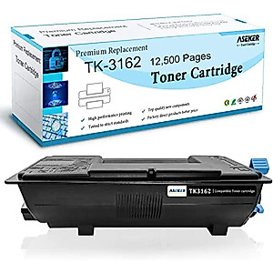 ASEKER Compatible TK3162 TK-3162 TK 3162 1T02T90US0 Toner Cartridge for Kyocera EcoSys P3045dn P3050dn P3055dn P3060dn P3145dn M3145dn M3145idn M3645dn M3645idn Printers 12500 Pages Black