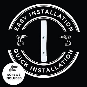 Toughook Heavy Duty Hooks for Hanging Coats, Jackets, Briefcases, Keys, Purse, Robe - Unbreakable Wall Mounted Coat Hook Holds Up to 50 Pounds - Perfect for Home, Office, Bathroom | White, 10 - Pack