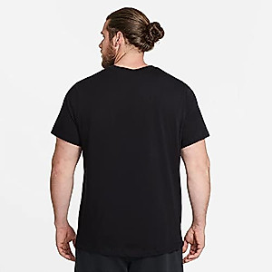 Nike Men's Sportswear Tee Just Do It Swoosh, Black/White, Large