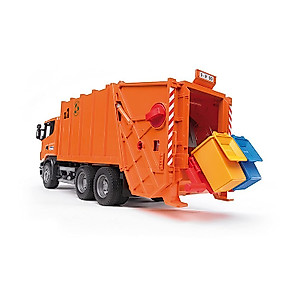 Bruder 03560 Scania R-Series Garbage Truck - Orange
