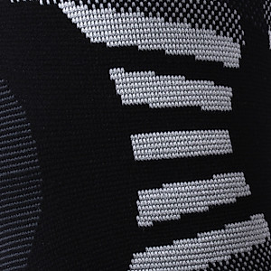 Knee Compression Sleeves (1 Pair) - Support for Arthritis Prevention & Recovery (X-Large, Grey)