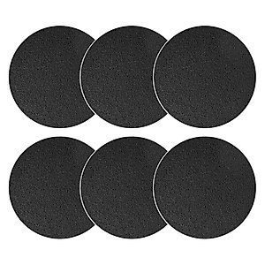 HQRP 6-Pack Charcoal Filters for Compost Bucket 7.25 Inch Round Compost Bin Filter for Kitchen Countertop Pail