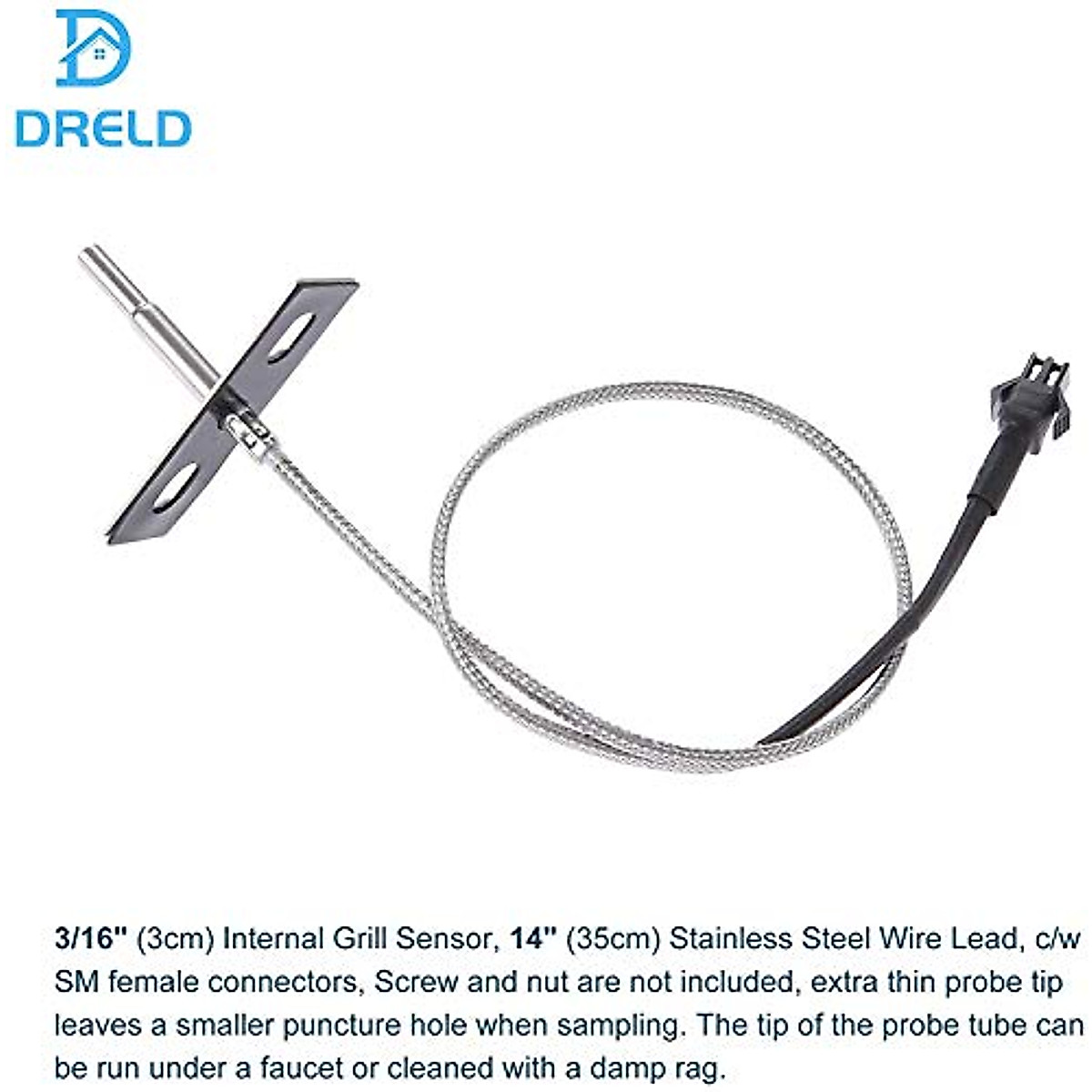 Replacement for Pit boss RTD Temperature Probe Sensor, Compatible with Pit Boss P7 Series Smokers and Wood Pellet Grills PB-39P350