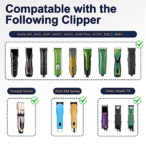 Tutuosto 7FC Clipper Blades Pet Grooming Clipper Replacement Blades Detachable Blade Compatible with andis/wahl/Oster Dog Clippers