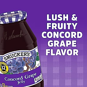 Smucker's Concord Grape Jelly, 32 Ounces (Pack of 6)