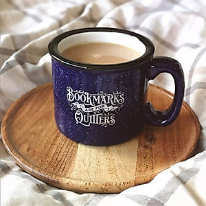 Bad Bananas Librarian Gifts Mug Bookmarks Are For Quitters 15 oz Coffee/Tea Mug Gift for Book Lovers Women