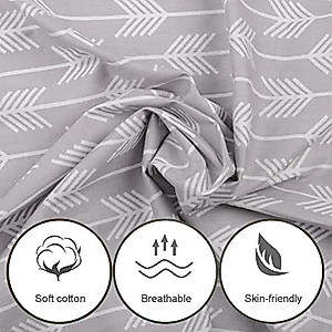 CTYRZCH Nursing Covers for Breastfeeding,Lightweight Breathable Cotton Privacy Breast Feeding Cover with Adjustable Strap (Arrow)