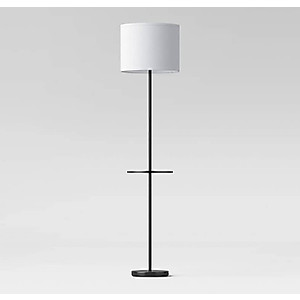 Floor Lamp with Shelf (Includes LED Light Bulb) Black - Room Essentials