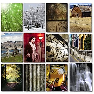 EZbackgrounds' Complete All-in-One Digital Backgrounds Package on USB Flash Drive Memory Stick for Professional Photographers and Hobbyists