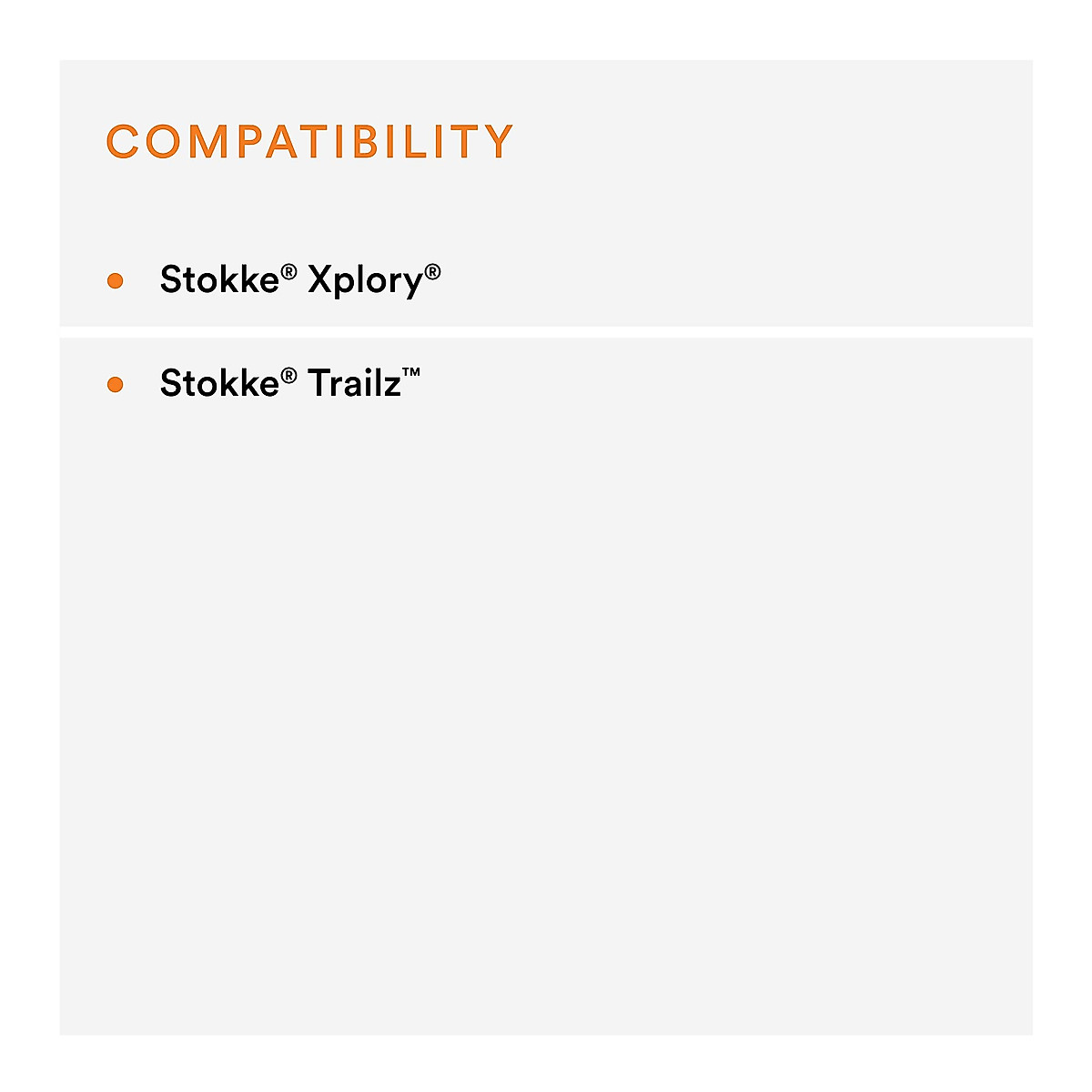 Stokke Stroller Snack Tray, Black - Keeps Cups, Food & Toys Within Child's Reach - Easy to Attach, Remove & Clean - Adjustable Angles - Compatible with Stokke Xplory & Trailz Strollers