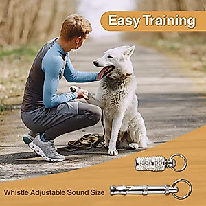 HANIML Dog Door Bell for Training Dogs to Go Out and Potty - Adjustable Length Hanging Brass Pet Door Bell - for Small and Large Dogs to Go Outside