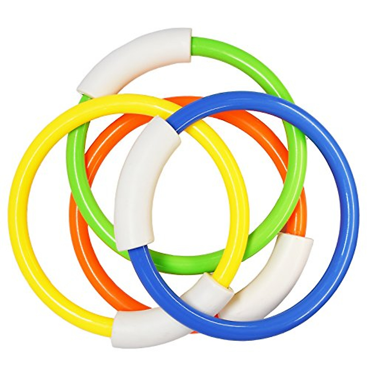 Fayoo 23 Pack Underwater Swimming/Diving Pool Toys Diving Rings(4 Pcs), Toypedo Bandits(4 Pcs), Diving Sticks(3 Pcs) with Under Water Treasures (12 Pcs) Gift Set Bundle