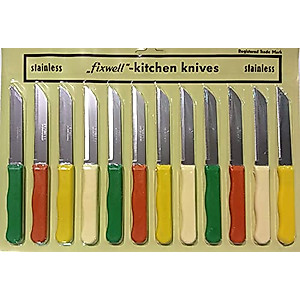 Fixwell Stainless Steel Knife Set, 12-Piece
