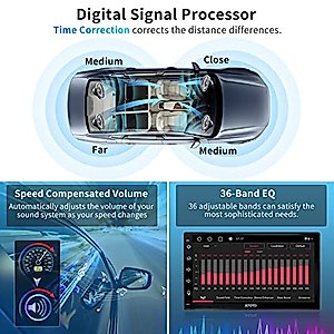 ATOTO A6 PF 7" Android Double-DIN Car Stereo, Wireless Carplay & Wireless Android Auto, Full Touchscreen Car Radio, Mirror Link, WiFi/Bluetooth/USB Tethering, HD LRV, Backup Camera, Mic, A6G2B7PF-S01