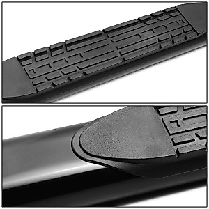 DNA Motoring STEPB-4-885-BK 4 Inches Powder Coated Side Step Nerf Bar Running Boards Compatible with 2004-2014 F150 Super Cab