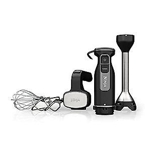 Ninja CI100C Foodi Power Mixer System Immersion Blender and HandMixer Combo, Black