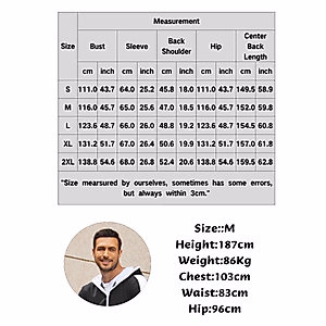 COOFANDY Men's Zipper Playsuit Romper Long Sleeve Tracksuit Hoodie Lounge Sets (Blue, M)