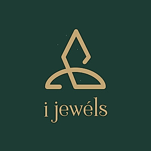 I Jewels Gold Plated Indian Wedding Bollywood Stone Pearl Choker Necklace Jewellery Set For Women (Green)