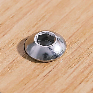 M6-1.0 x 25mm (30 pcs) Button Head Socket Cap Screws Bolts, 18/8 Stainless Steel 304, Fully Threaded, Machine Coarse Thread, Allen Hex Drive