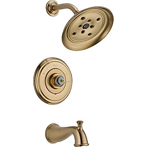 Delta Faucet T14497-CZLHP Cassidy 14 Series Bathtub & Shower Trim without Handle, Champagne Bronze