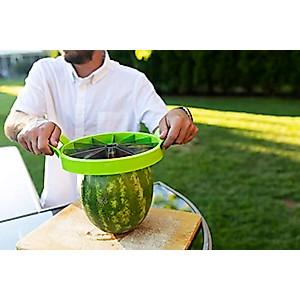 KOLORAE EXTRA LARGE WATERMELON SLICER WITH HANDLES