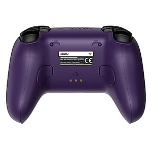 8BitDo Ultimate 2 Wireless Controller for Windows & Android, Gaming Controller with TMR Joysticks, Switchable Hall Effect/Tactile Triggers, RGB Fire Ring, 8Speed Wireless Tech, Purple